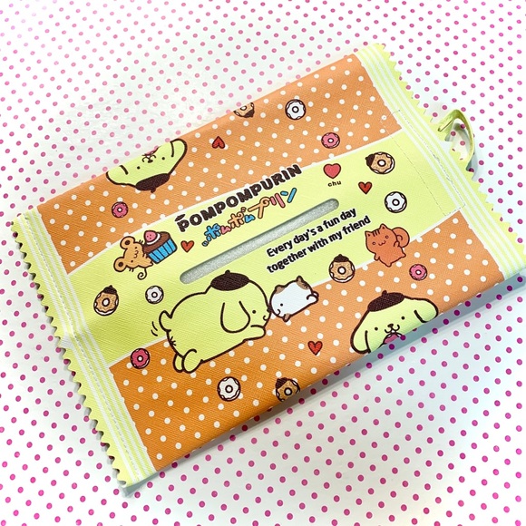Sanrio | Other | Kawaii Pompompurin Tissue Holder Cute Sanrio Bag ...